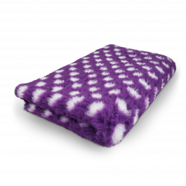 Vet Bed Nopjes - Paars & Wit - Antislip Hondenmat | Petdiscount